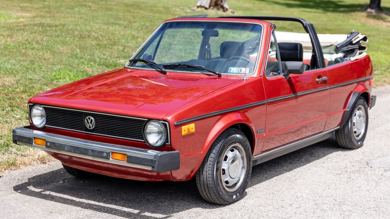 1982 Volkswagen Rabbit Convertible (Golf Cabrio GLi, for Europe), (1979 ...