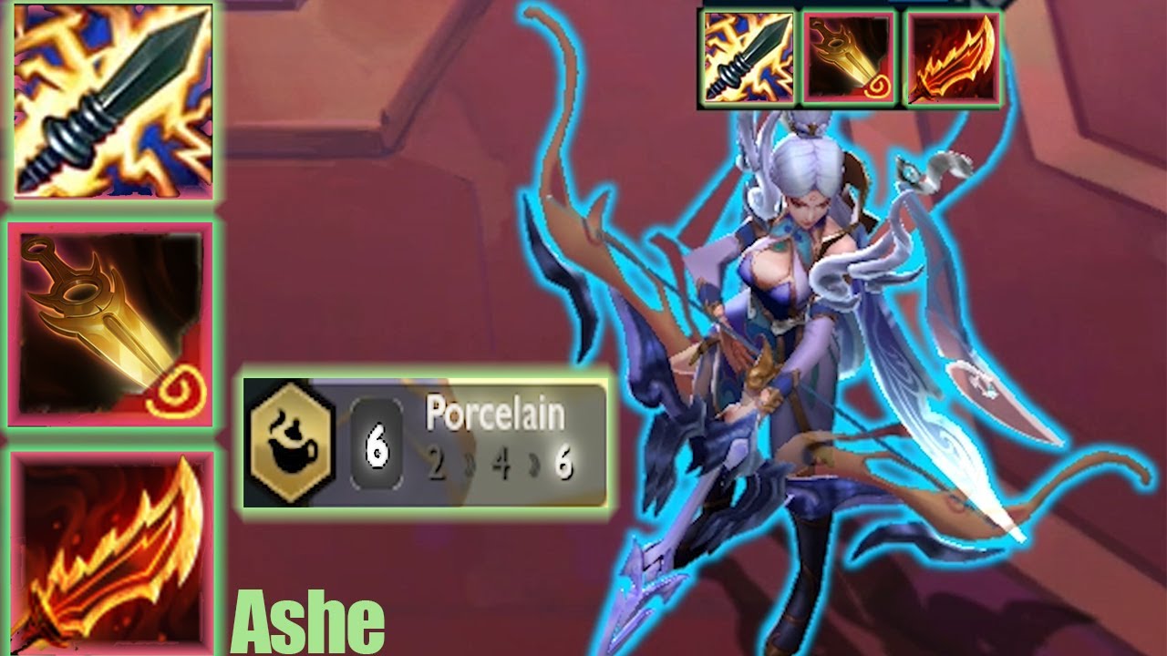 Ashe Carry 6 Porcelain Set 11 | TFT SET11 PBE - YouTube
