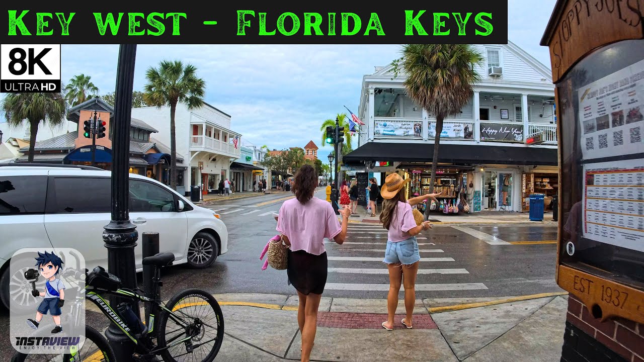 Key West Walking Tour 8K - YouTube