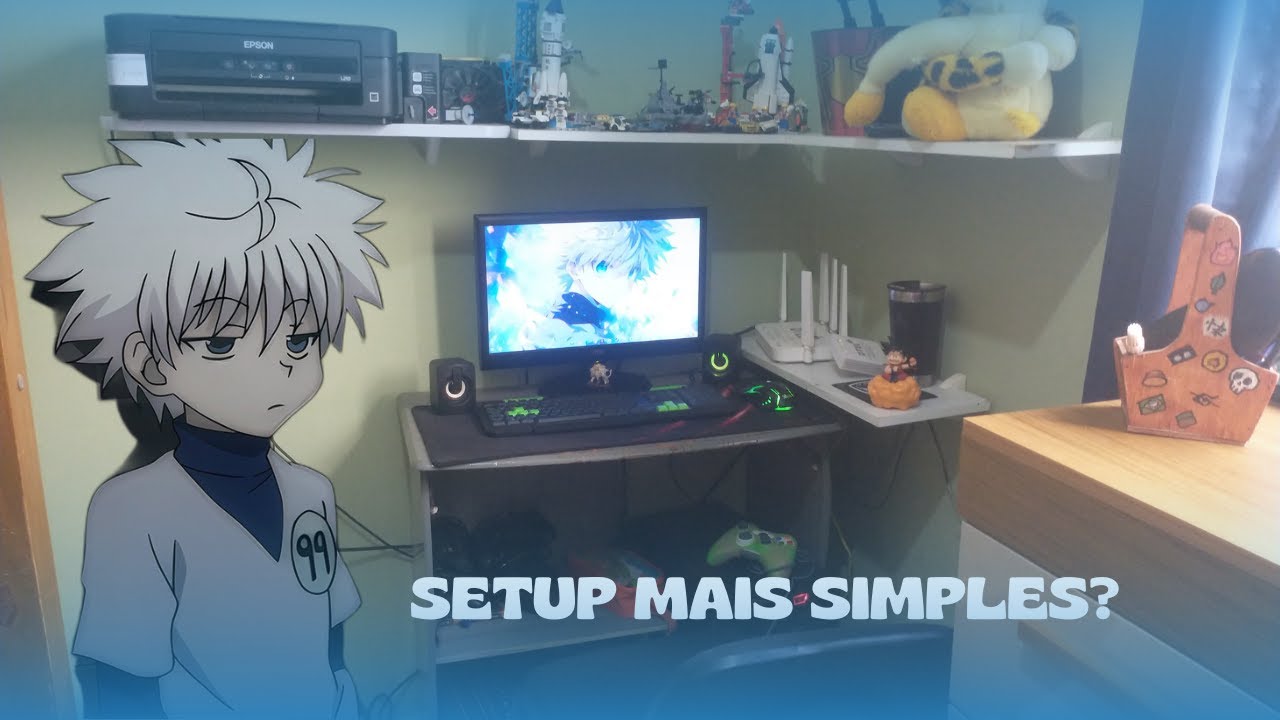 mostrando meu setup simples(top demais) - YouTube