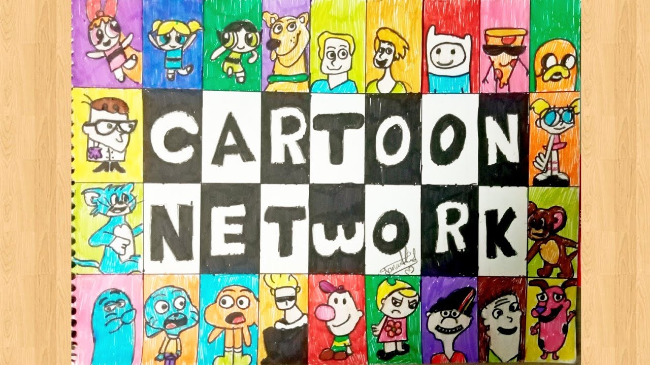 How to draw cartoon network characters part1|تعليم رسم شخصيات كرتون ...