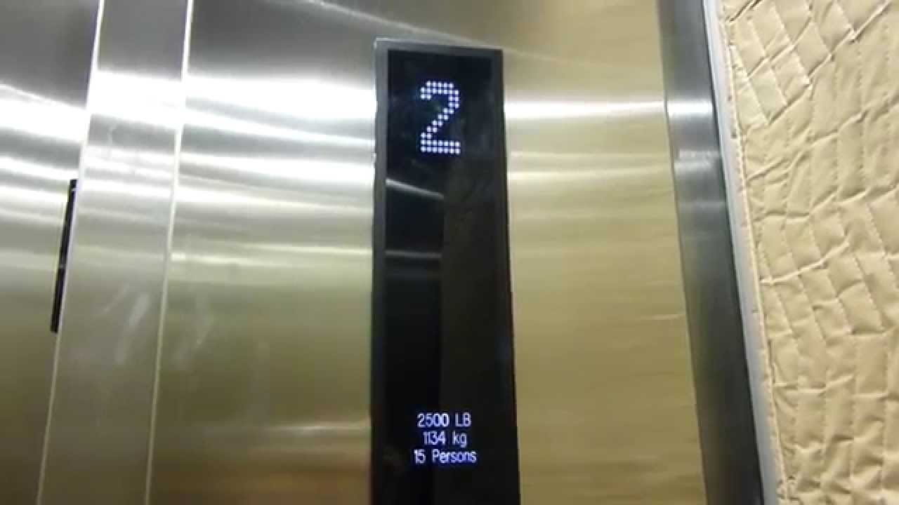 Brand New KONE EcoSpace MRL Traction Elevator @ Northgate at Falls Church - YouTube
