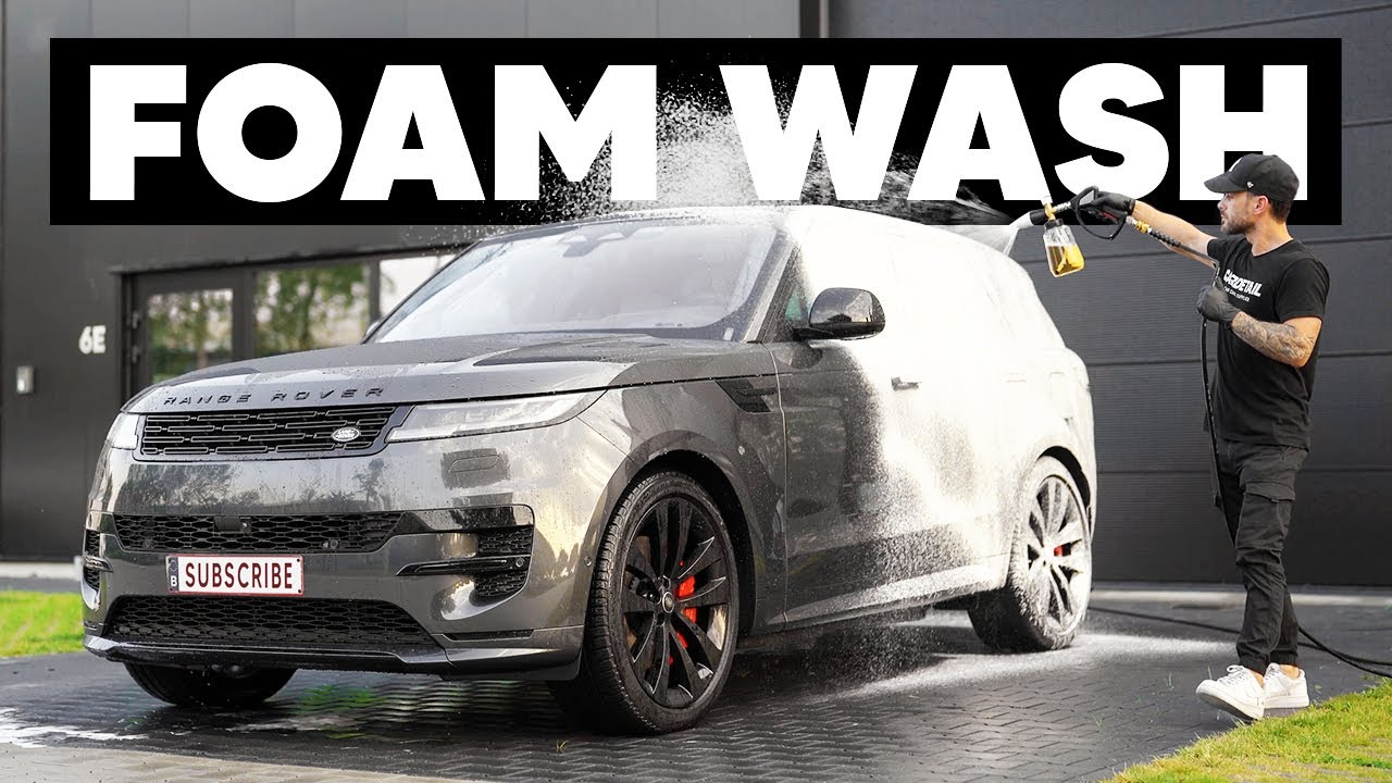 Cleaning a 2023 Range Rover Sport - Foam Wash - YouTube