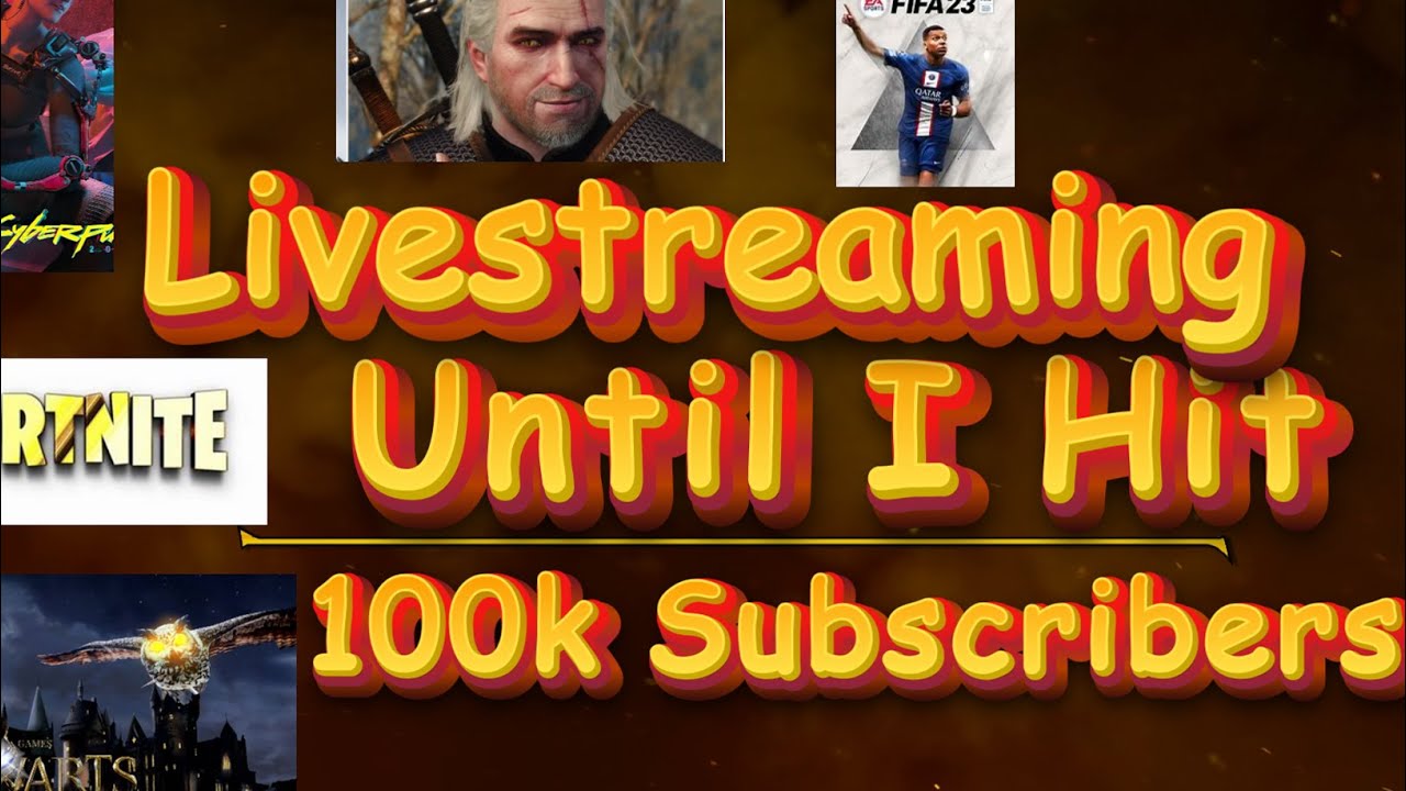 Fortnite *Livestreaming Until I Hit 100k Subscribers* - YouTube