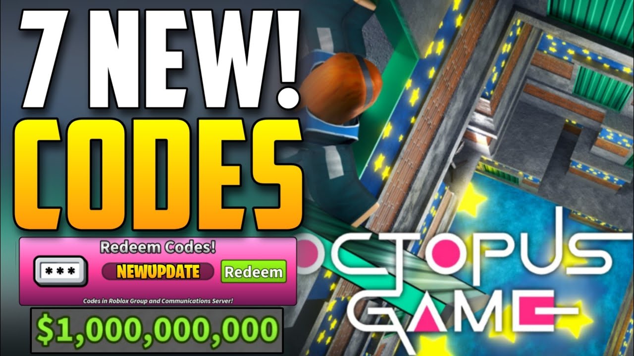 *NEW* ALL WORKING CODES FOR OCTOPUS GAME IN 2025! ROBLOX OCTOPUS GAME ...
