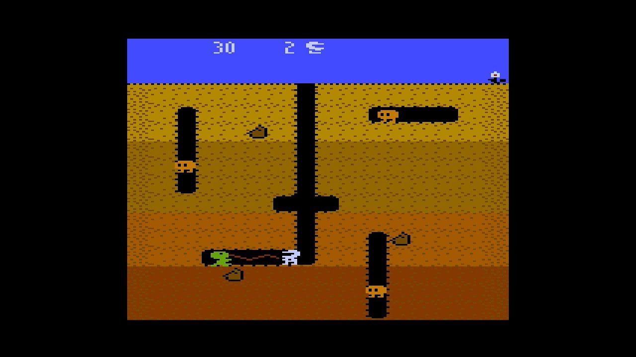 Dig Dug (Atari 5200) 1983 QuickPlay - YouTube