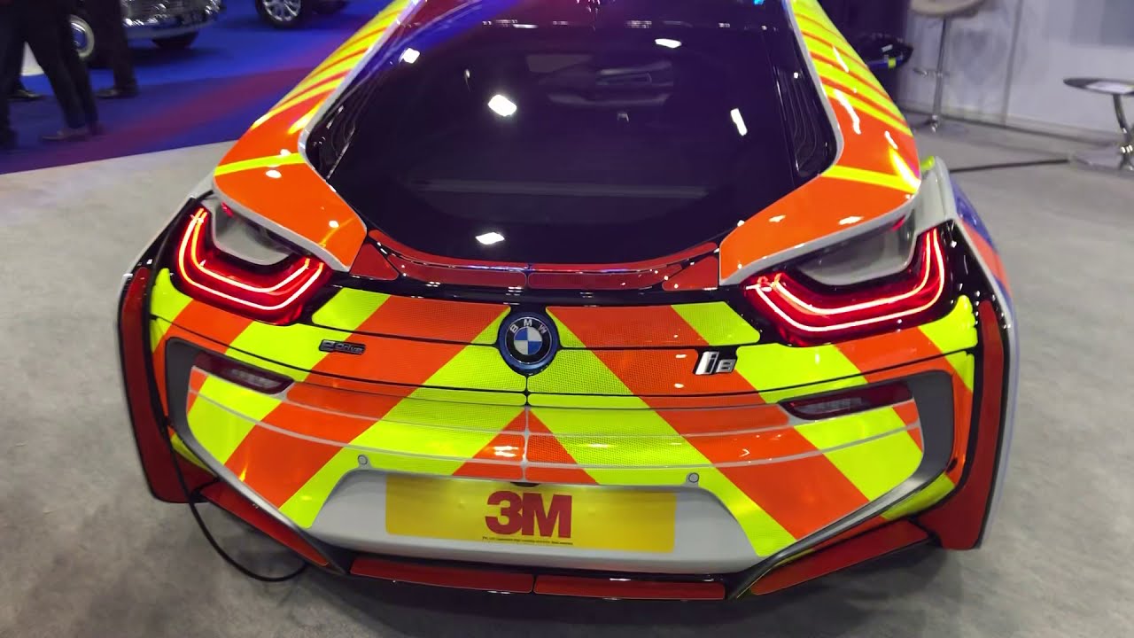 3M Traffic Safety Divison UK&I - NAPFM 2019 BMW i8 Police Car - YouTube