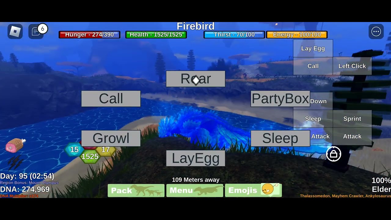Roblox Dinosaur Simulator: Firebird showcase (Odyssey Event!) - YouTube
