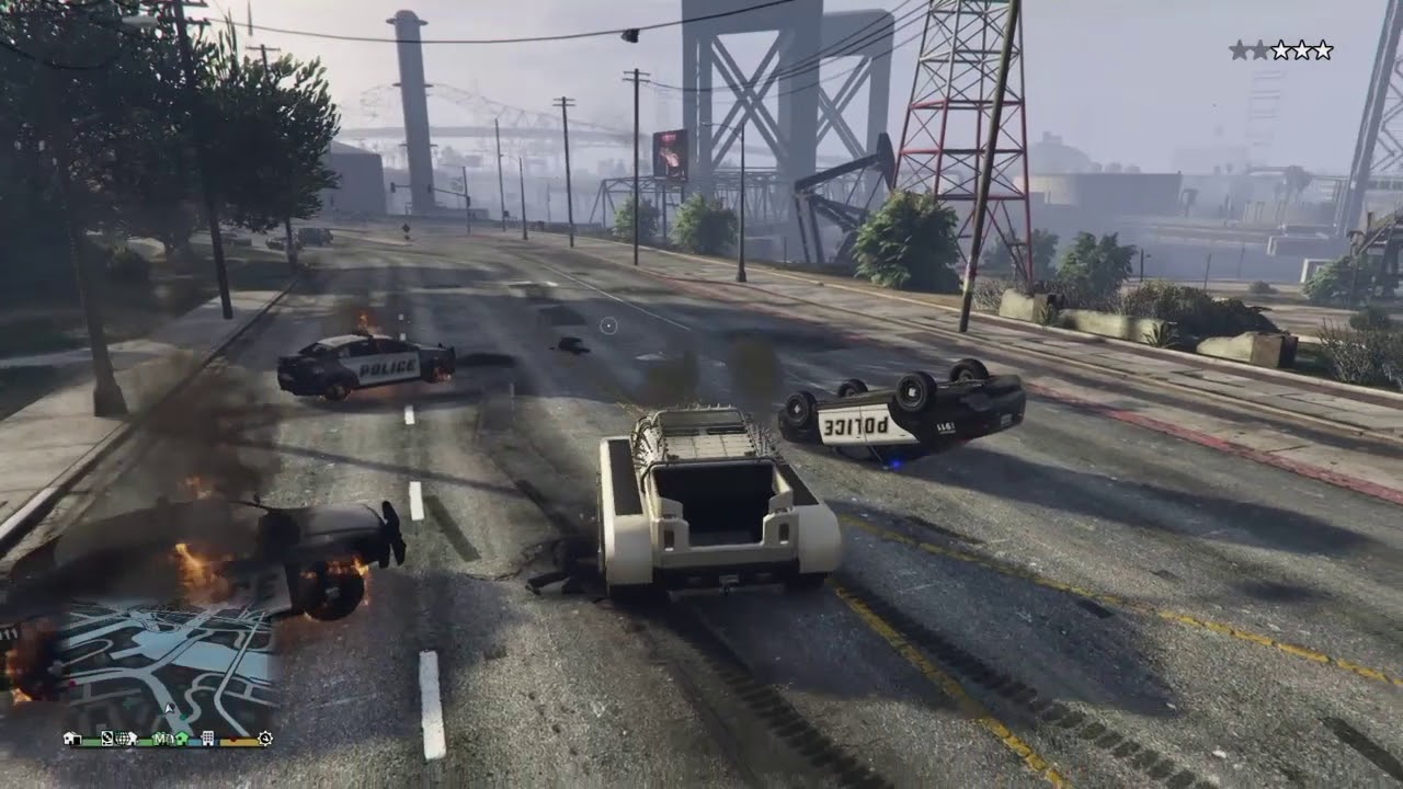 GTA 5 - Testing Scarab with 40W Phased Plasma Turrets - YouTube