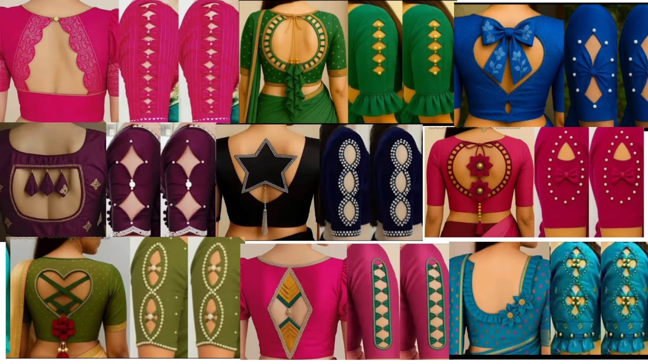 👉2025 Latest New Model Blouse Designs & Blouse Bahi Designs / Blouse ...