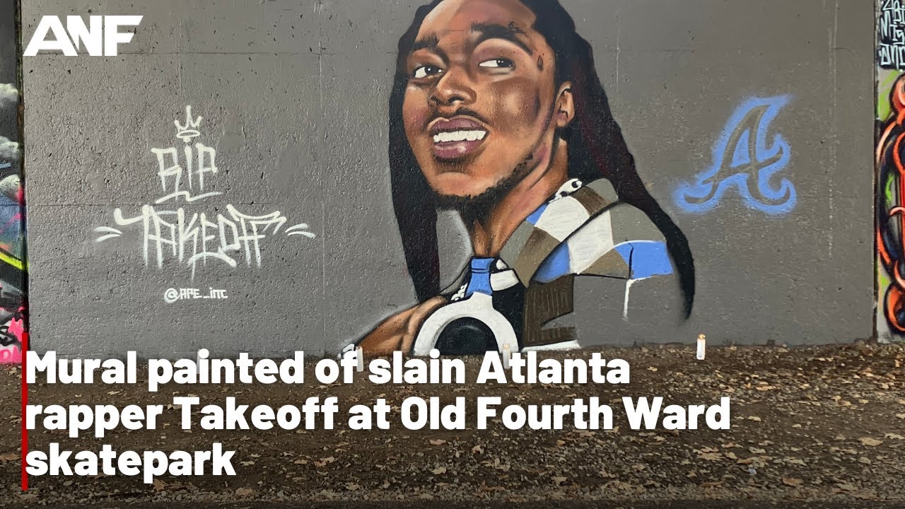 Mural painted of slain Atlanta rapper Takeoff at Old Fourth Ward ...