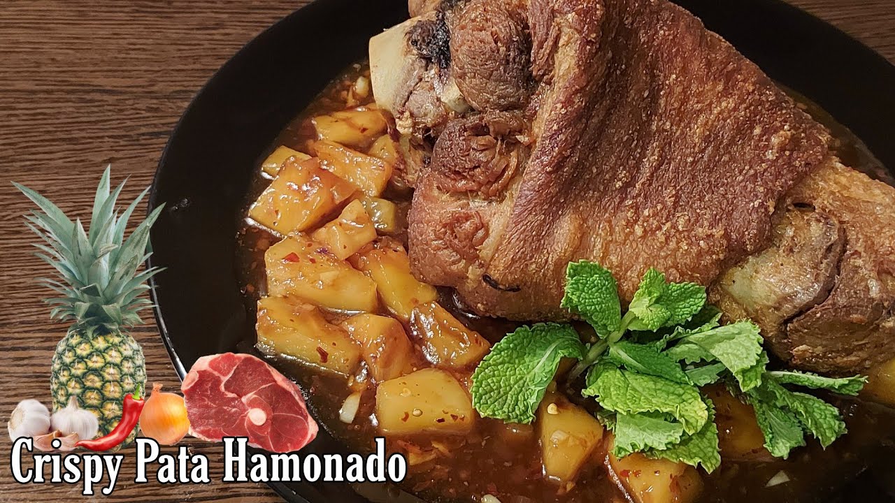 Crispy Pata Hamonado| Crispy Pork Leg with Pineapple & Spicy sauce ...