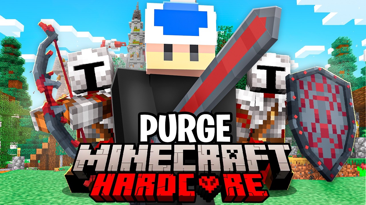 100 Players Simulate a MEDIEVAL PURGE in Minecraft... - YouTube