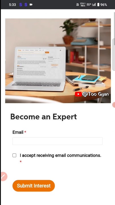 chegg registration process 2025 | How to create chegg account for earning | Toogyan - YouTube