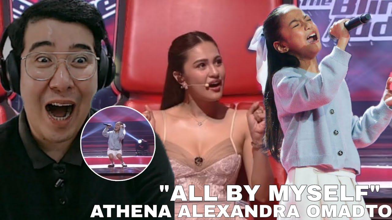Athena Alexandra Omadto “All By Myself.” | THE VOICE KIDS PH | REACTION ...