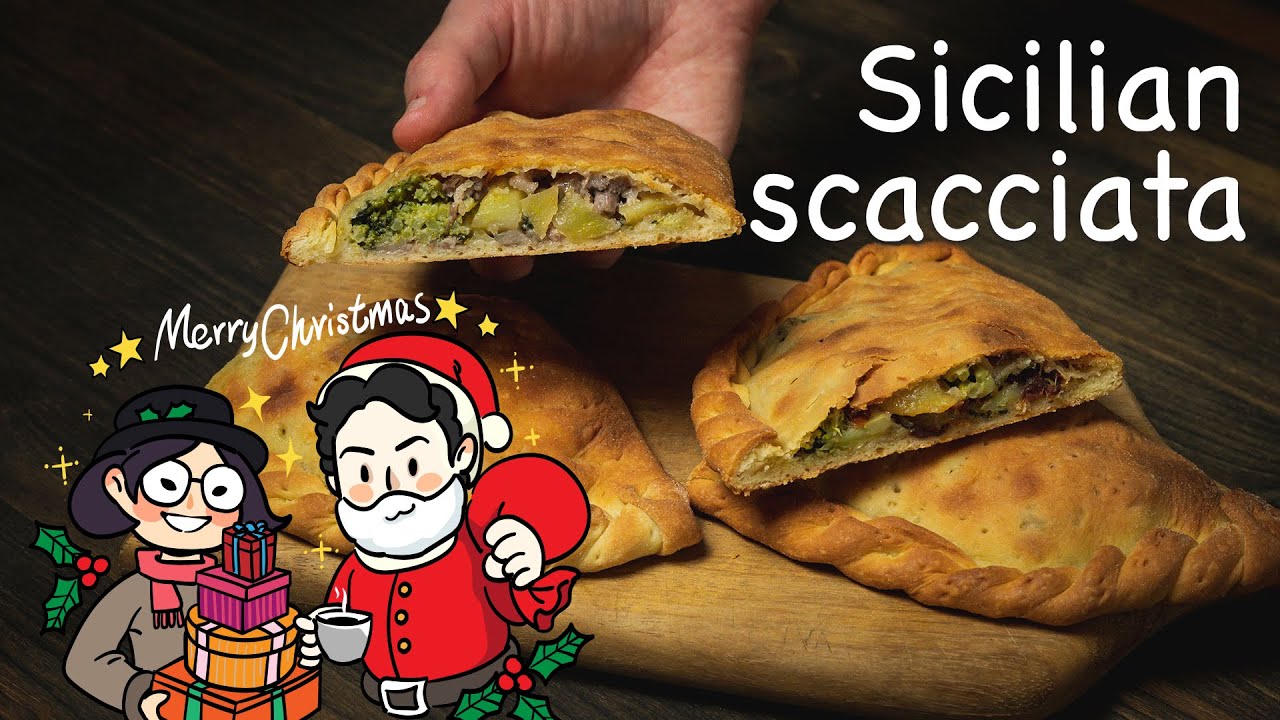Sicilian Scacciata Recipes/What Sicilian have for Christmas/Christmas ...