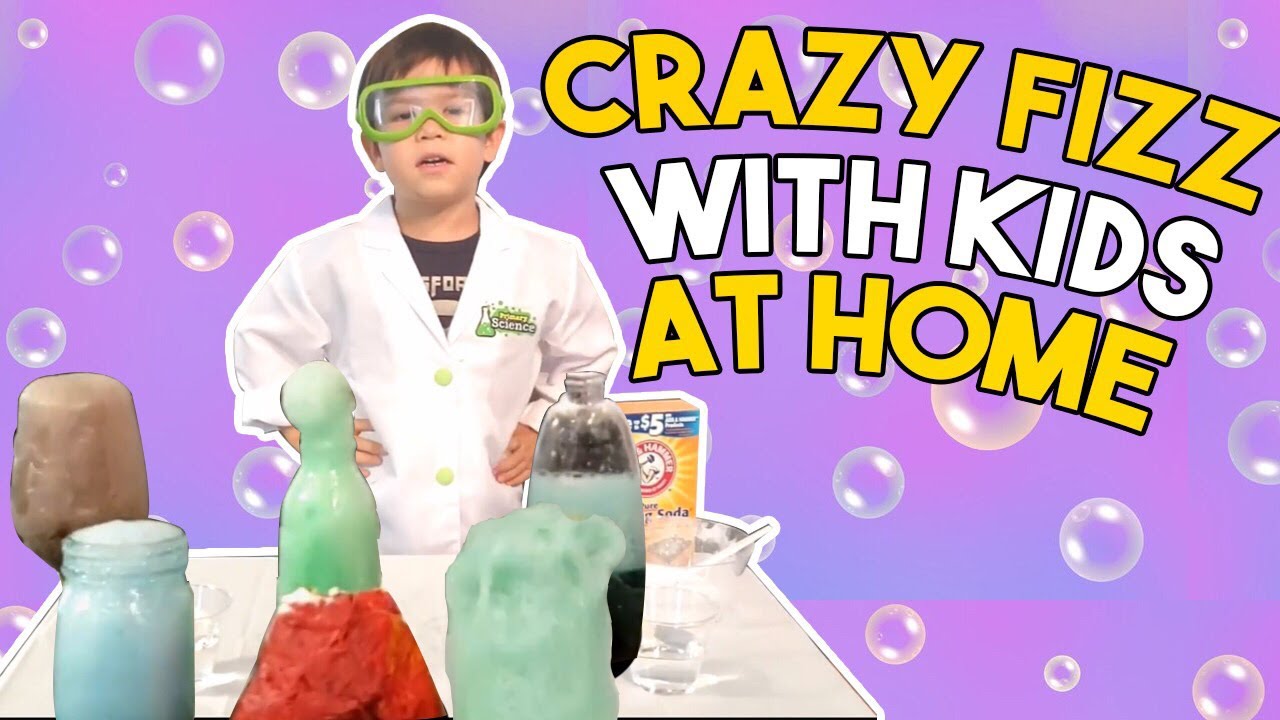 FUN ACTIVITIES for kids at home - Crazy fizz Part I - YouTube