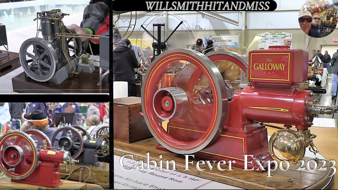 Cabin Fever Model Engine Expo 2023, Model Engines Part #1 - YouTube
