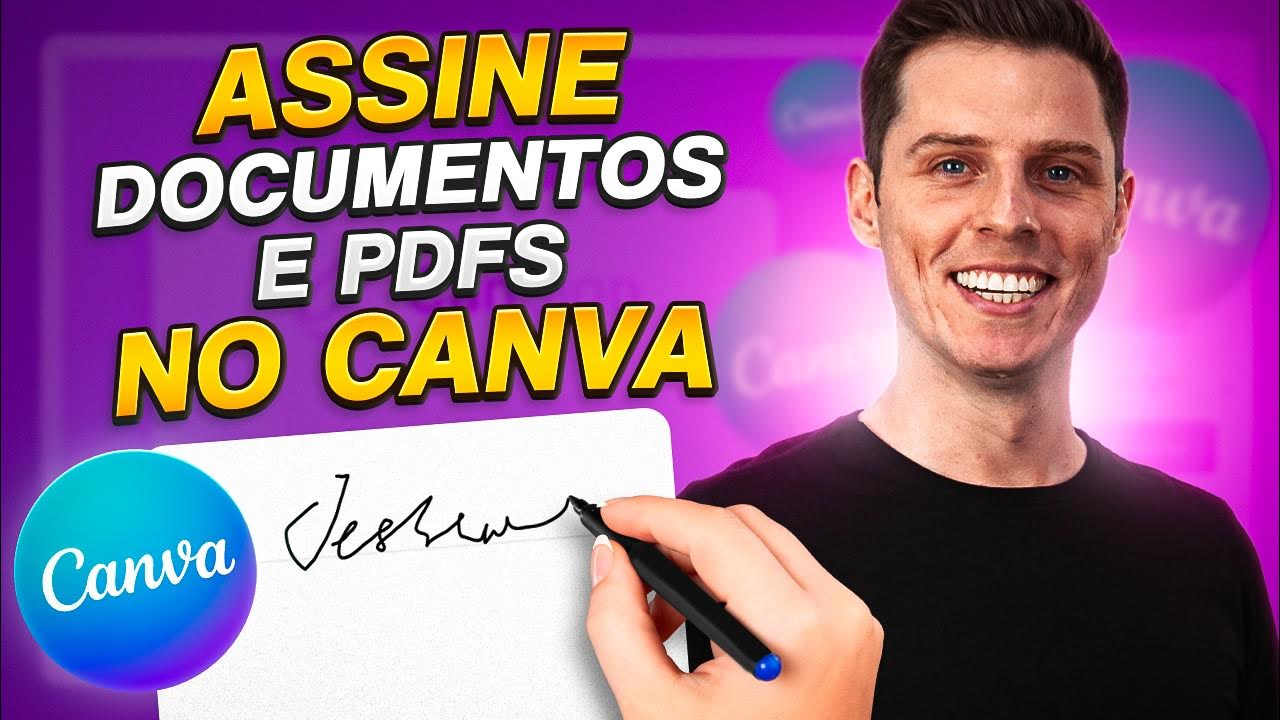 Novidade Canva! Como Criar uma ASSINATURA DIGITAL usando o Canva! - YouTube