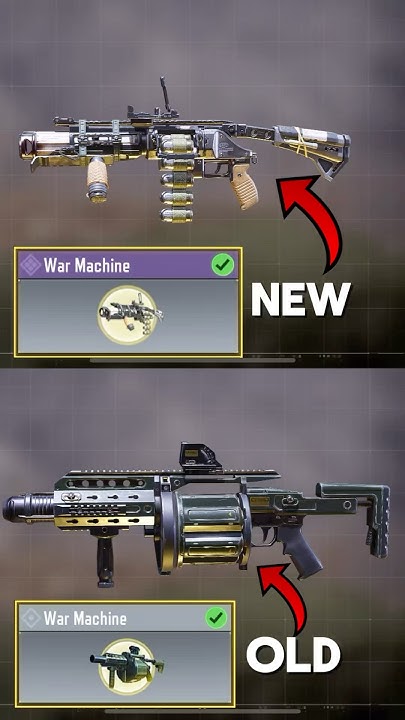 New vs Old War Machine in CODM - YouTube