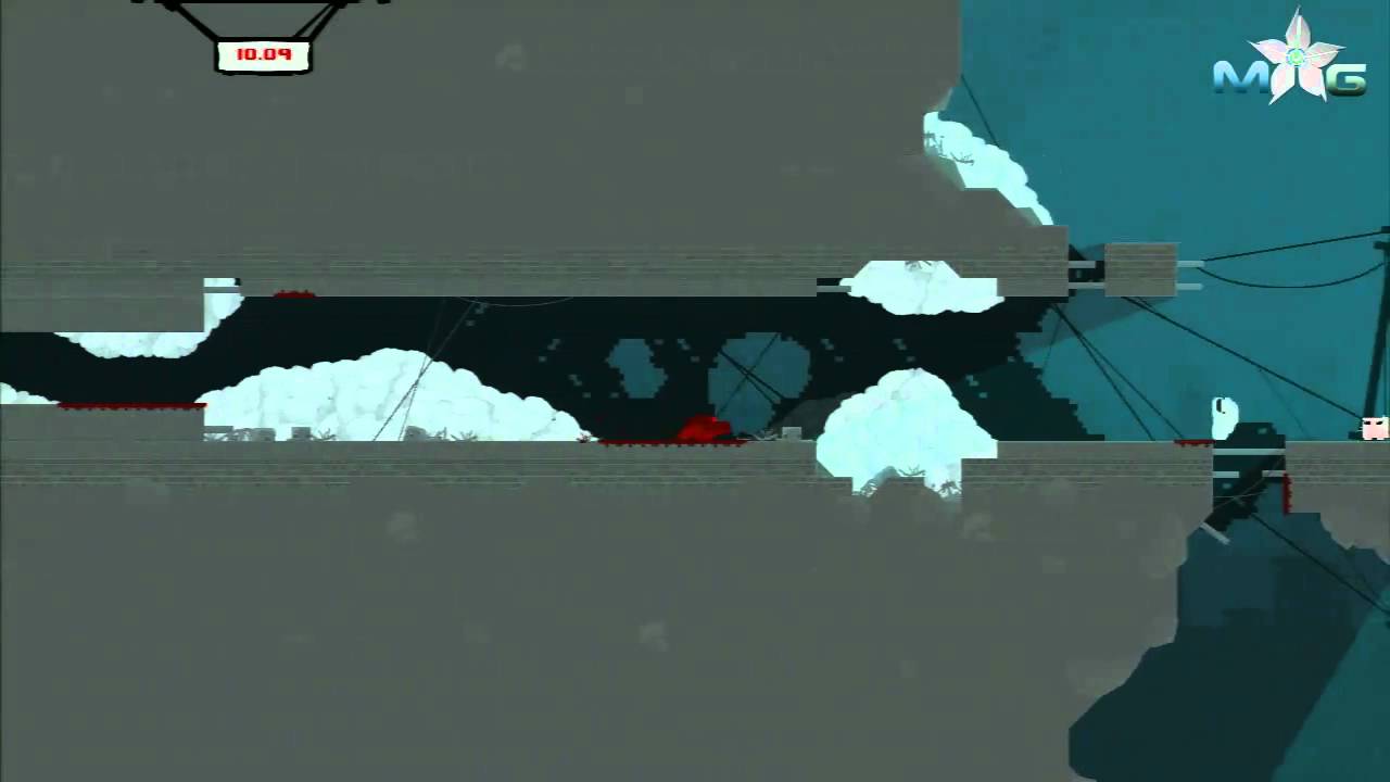 Super Meat Boy Walkthrough - The Rapture 5-15 The Flood - YouTube