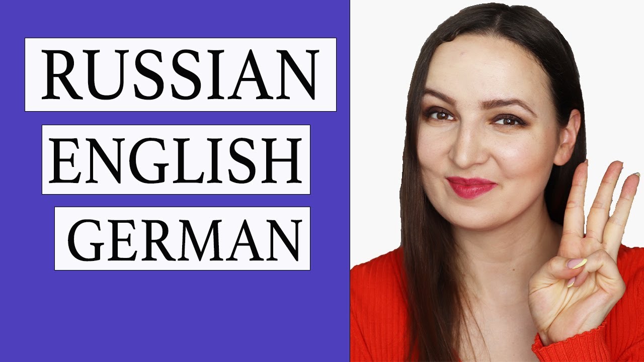 Russian vs English vs German - YouTube