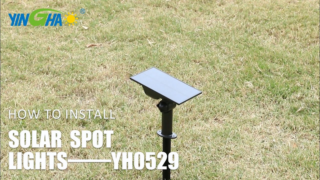 Quick guide to installing solar lights - YouTube