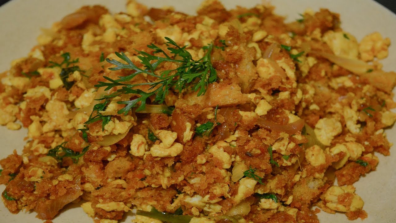 Bread Egg Masala | Quick And Easy Breakfast Recipe | MAHARASHTRIAN ...