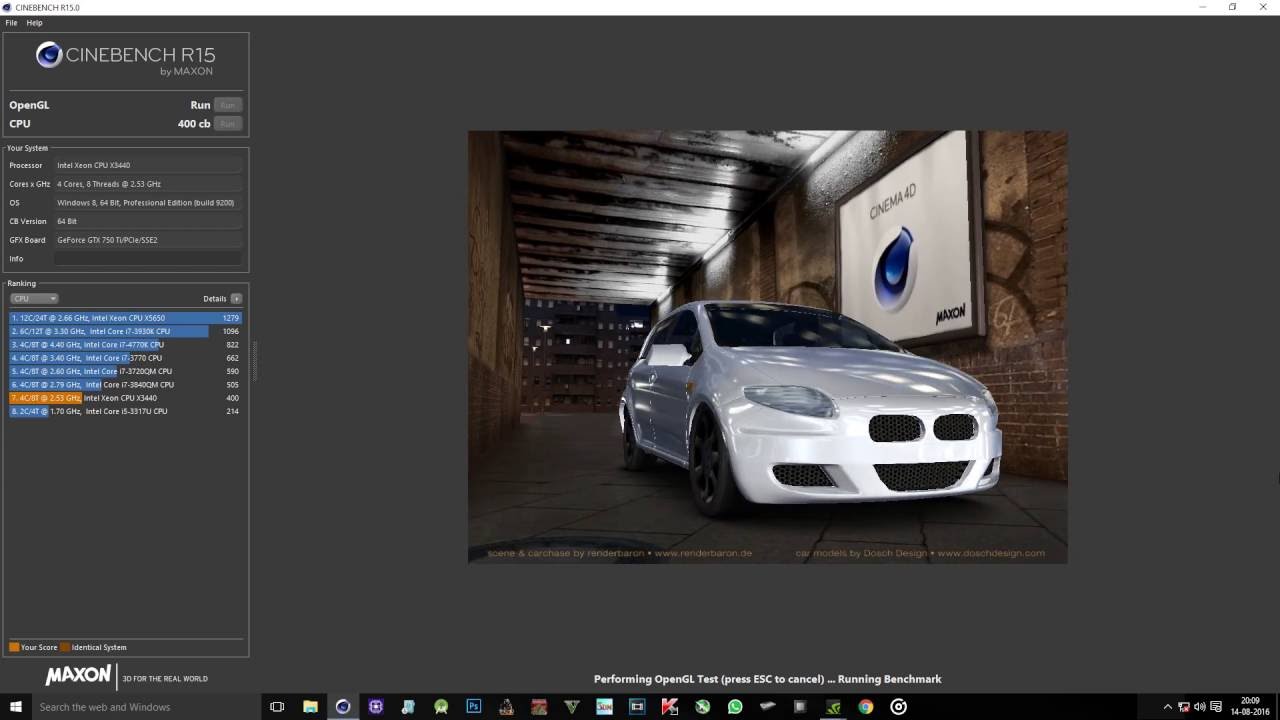 Cinebench R15 OpenGL Benchmarks (GTX 750 Ti) - YouTube
