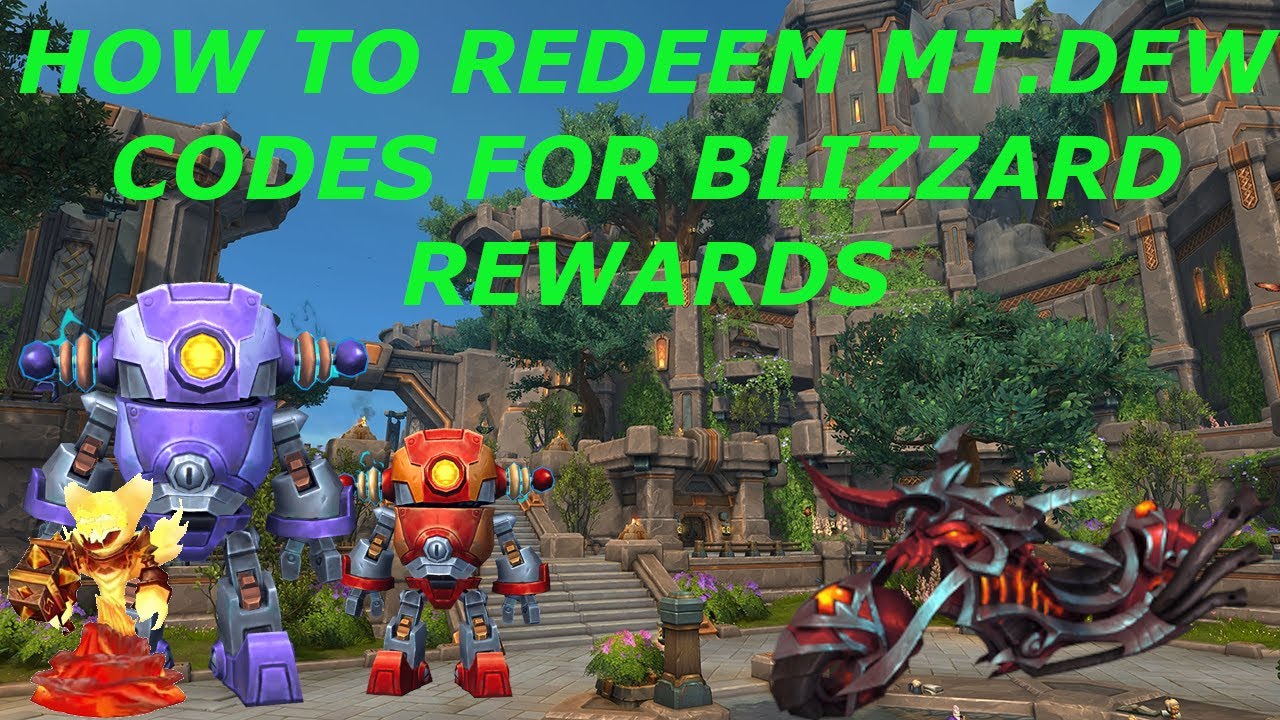 How to redeem codes for the Mt.dew event WOW [GUIDE] - YouTube