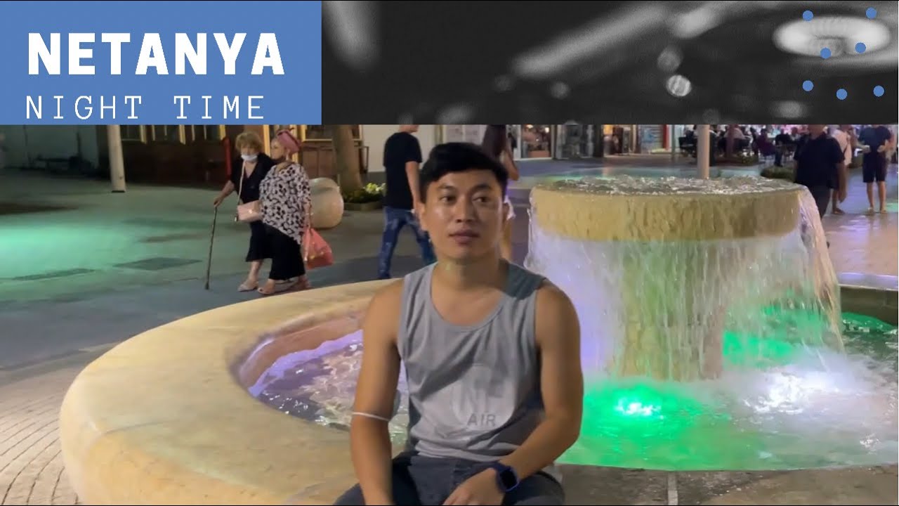 My Night time in Netanya,Israel. - YouTube