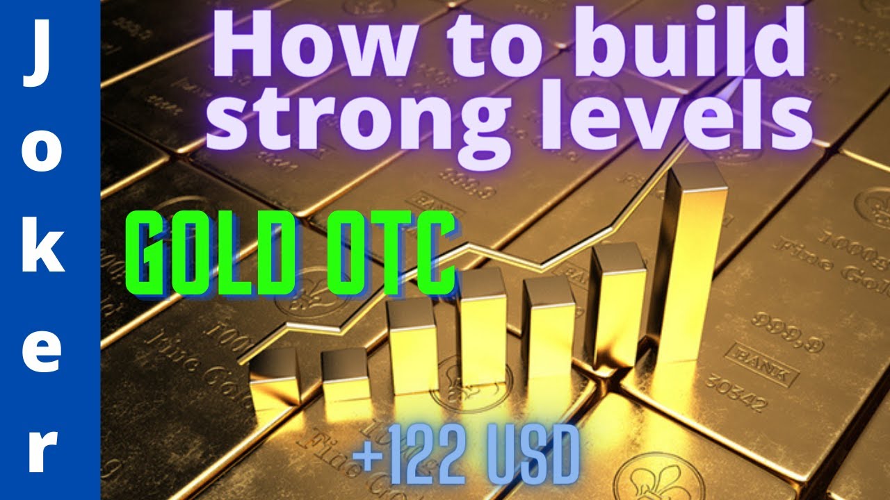 Online trading GOLD OTC. How to build strong levels. Profit 122 usd ...