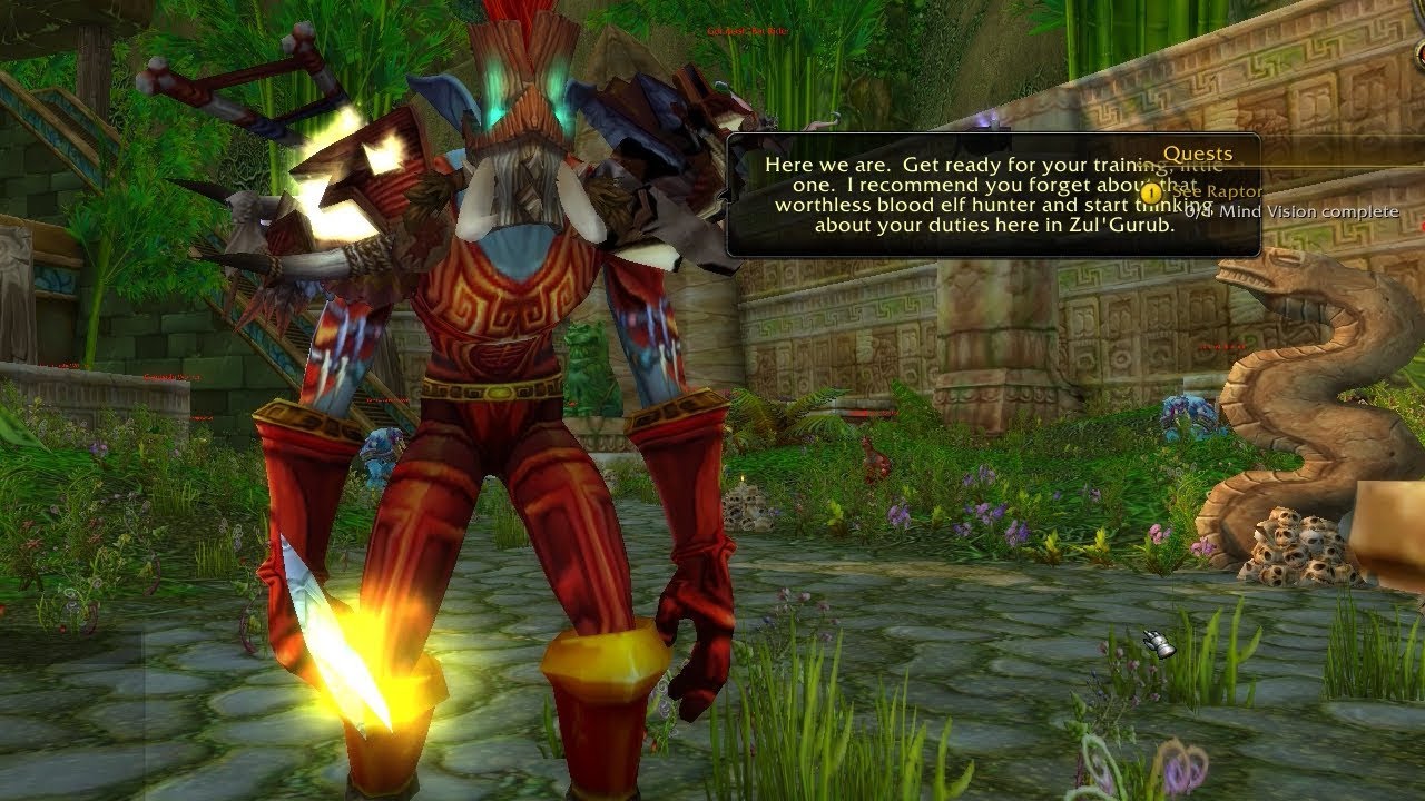 World Of Warcraft Quest Info: See Raptor - YouTube
