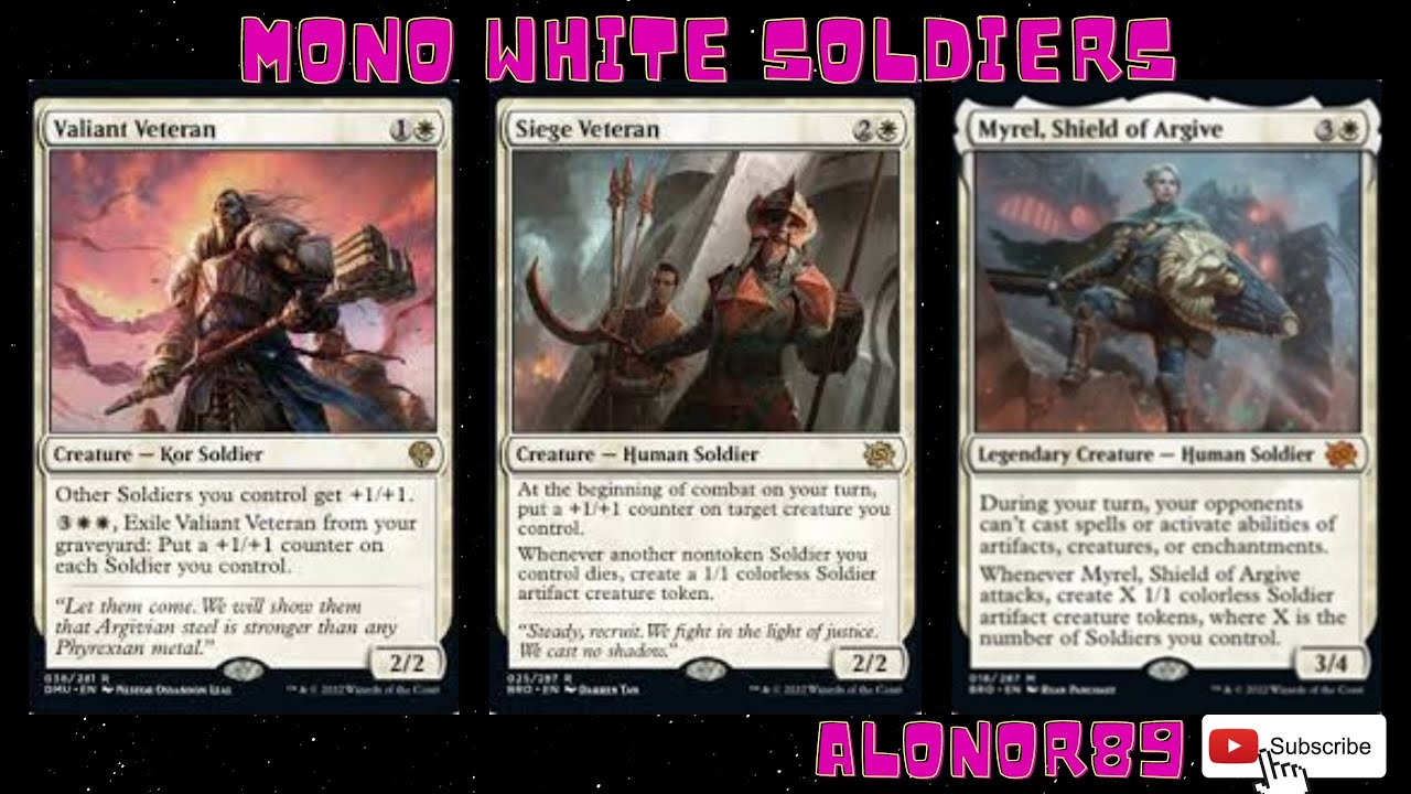 Mono White Soldiers - The Brothers' War - Magic Arena ITA - YouTube