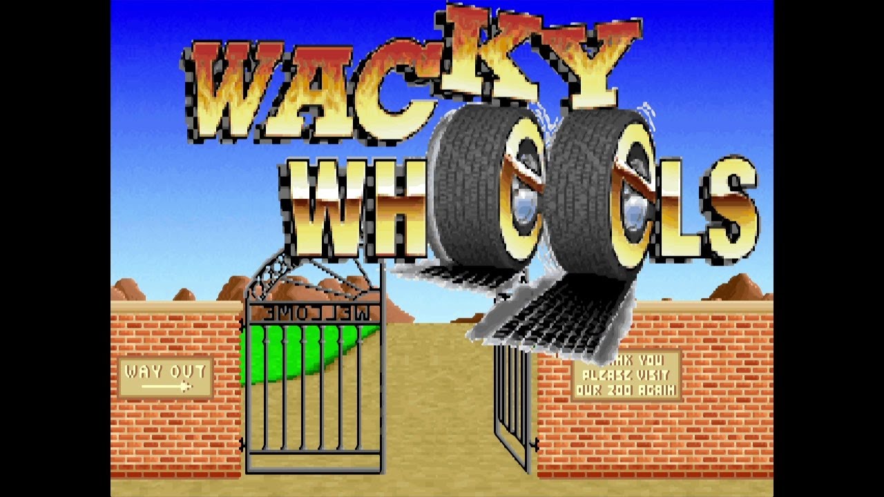 Wacky Wheels - Menu Music (PC DOS + Yamaha PSR-E403) - YouTube
