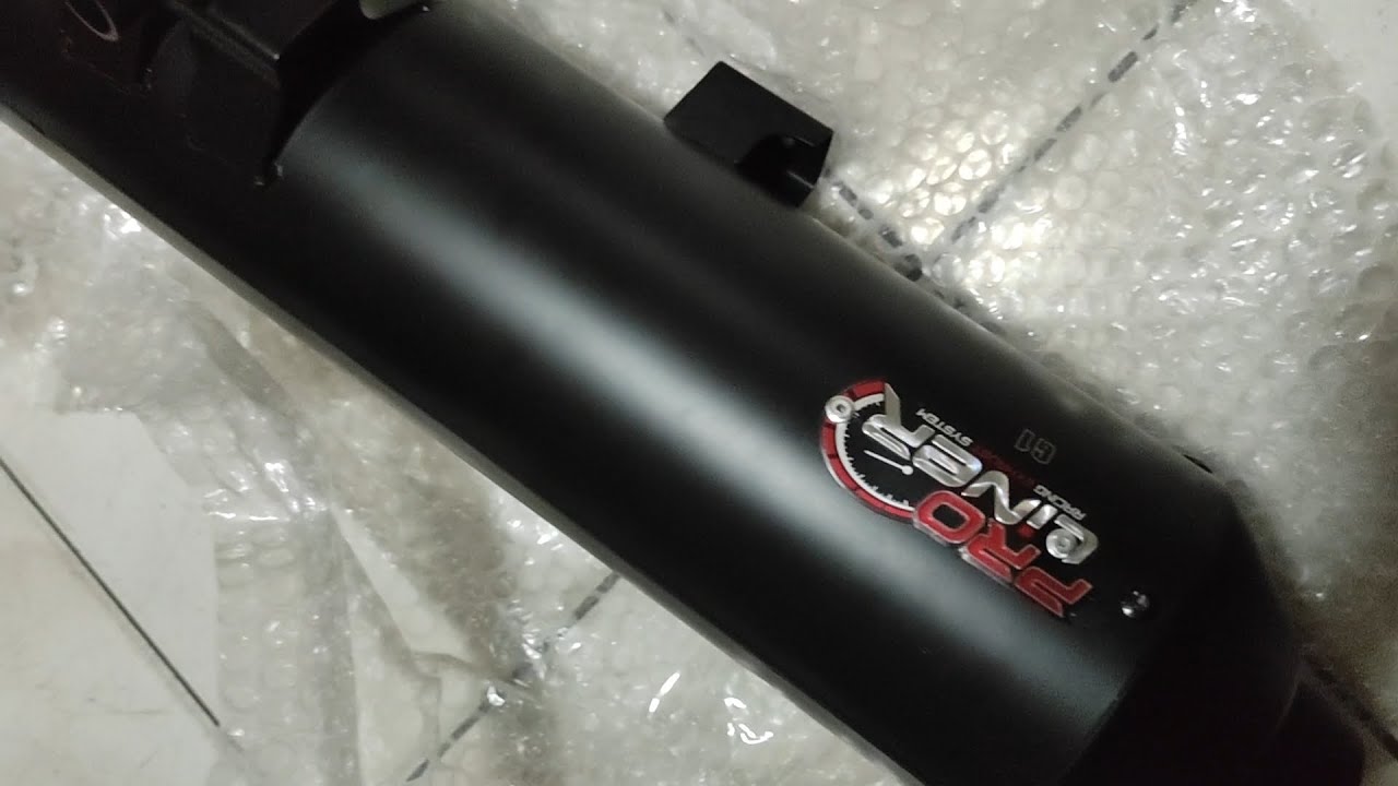 honda click 150i proliner exhaust pipe - YouTube