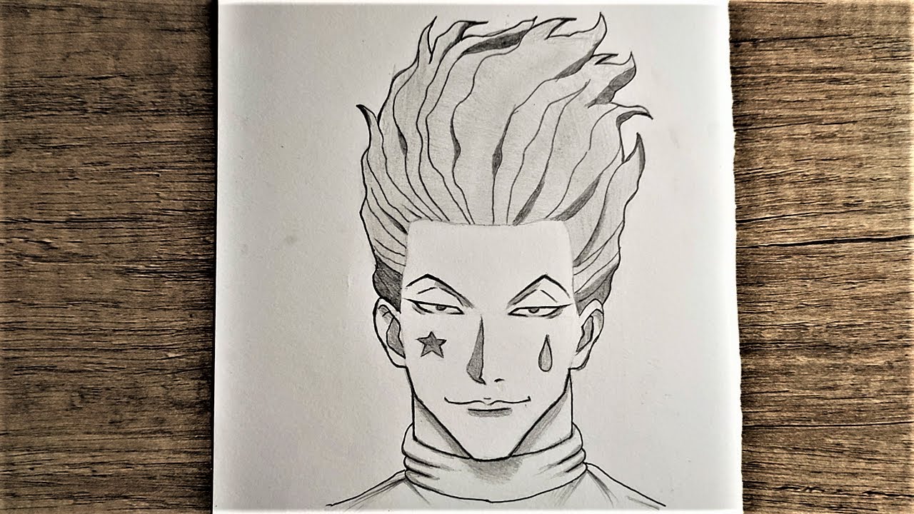 How to draw hisoka from hunter x hunter easy step by step | hisoka ...