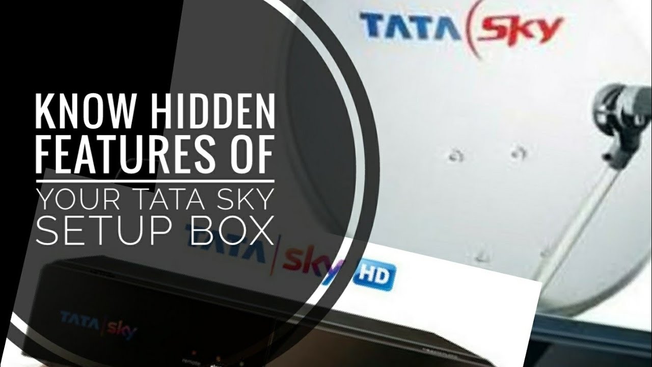 Hidden Features Of Tata Sky Setup Box HD 2017 - YouTube