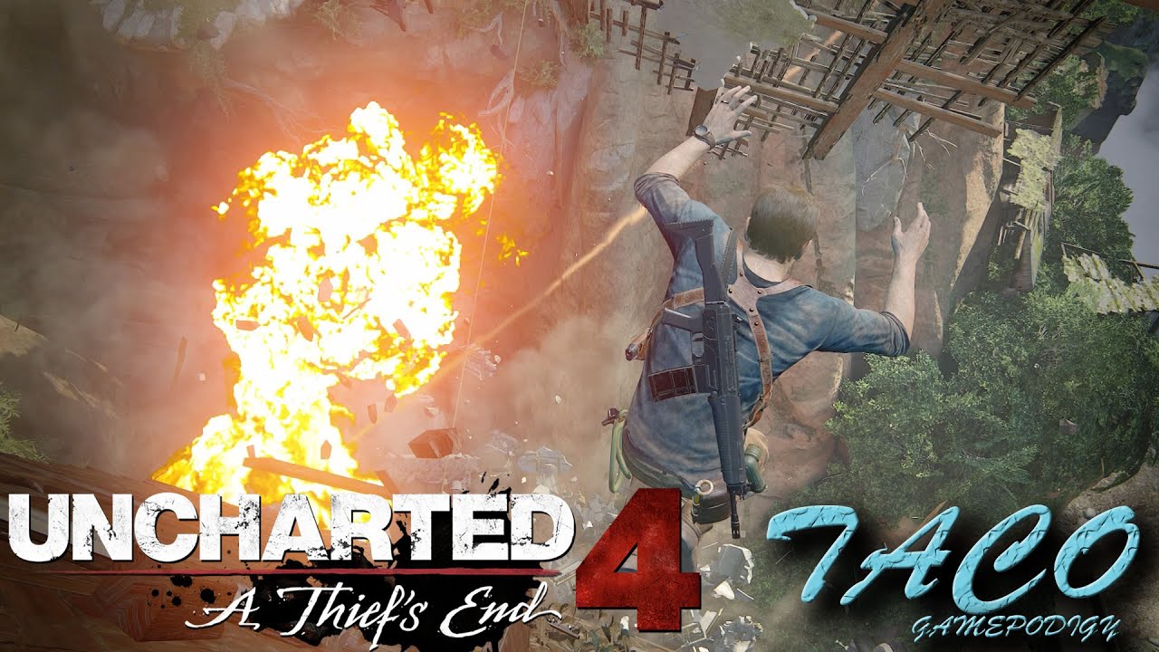 PS4 GAME-How To Win the Encounter-Tower Collapse-UNCHARTED 4 - YouTube