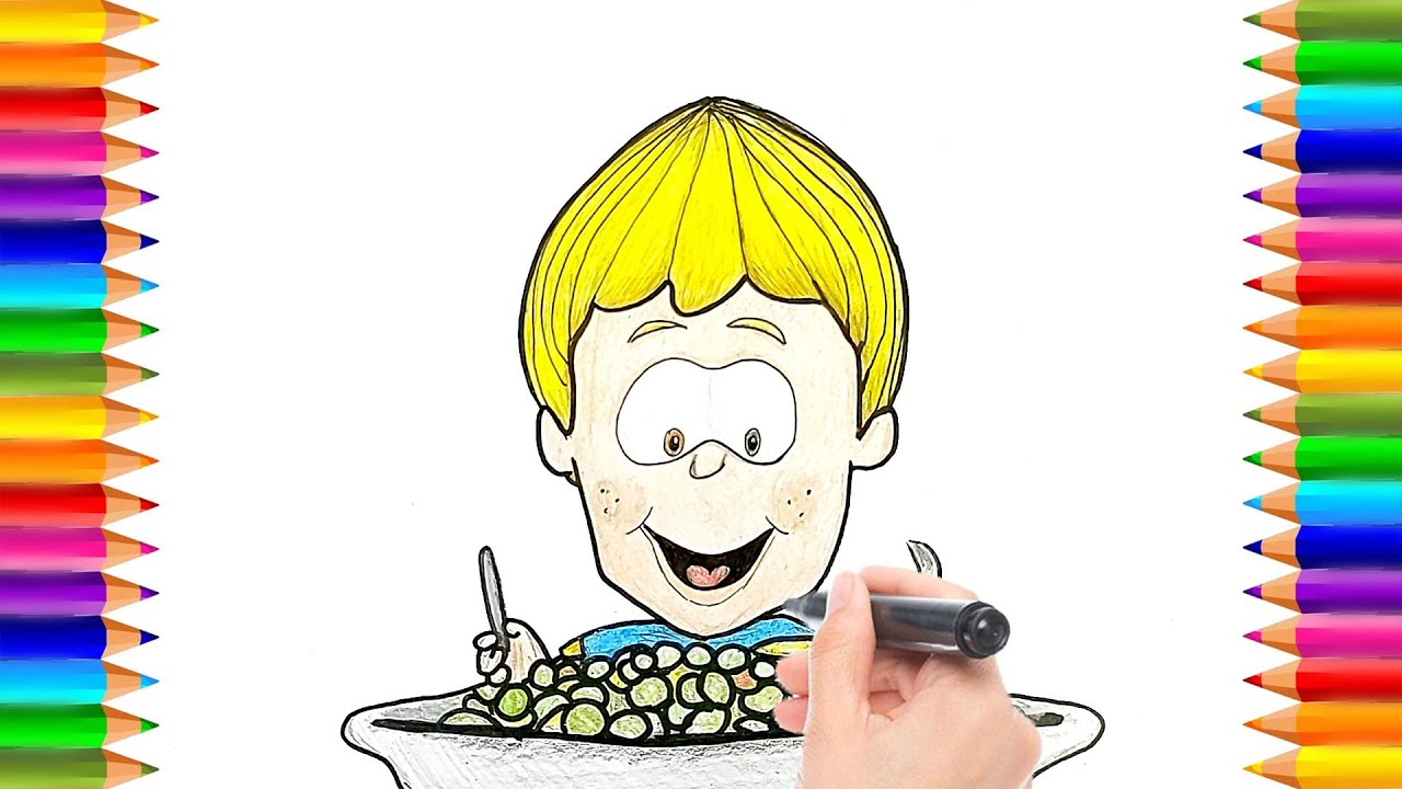 Cómo dibujar y colorear ¡A Comer! | Biper y sus amigos - YouTube