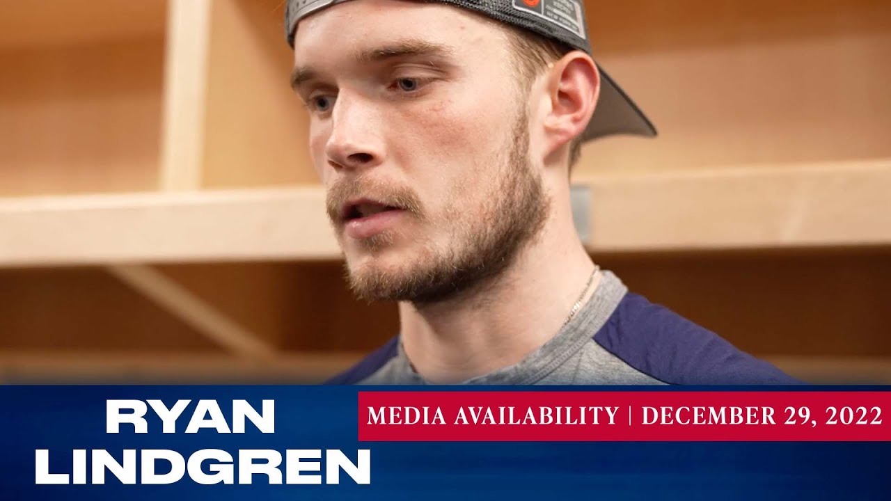 New York Rangers: Ryan Lindgren Postgame Media Availability | Dec. 29 ...