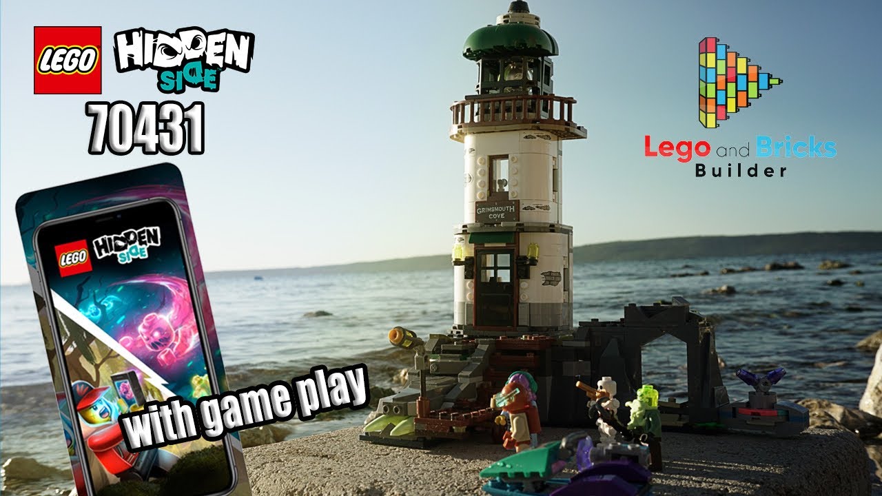 BIGGEST LEGO HIDDEN SIDE LIGHTHOUSE OF DARKNESS OUTDOOR PLAY-REVIEW ...