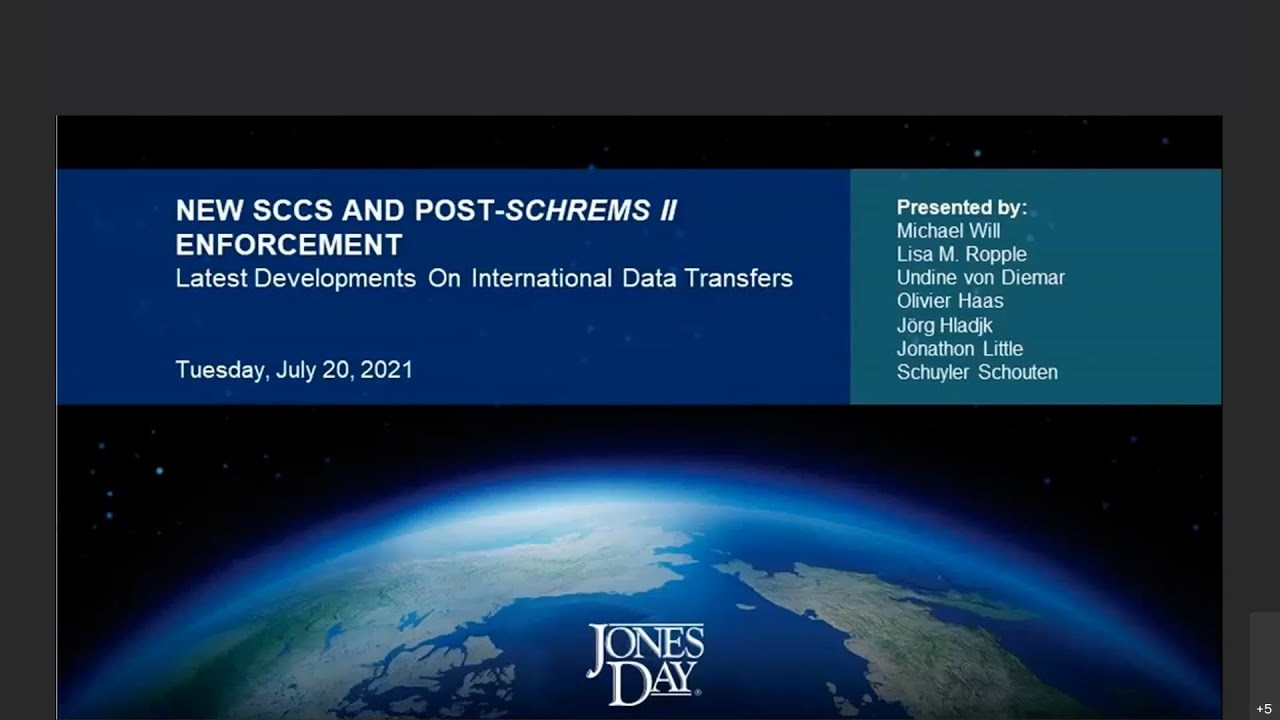 New SCCs and Post Schrems II Enforcement: Latest Developments on ...