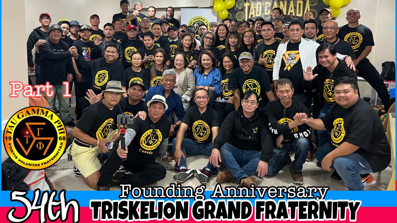 54th TRISKELION FOUNDING ANNIVERSARY| TAO CANADA 🇨🇦| LONGLIVE TAU GAMMA ...