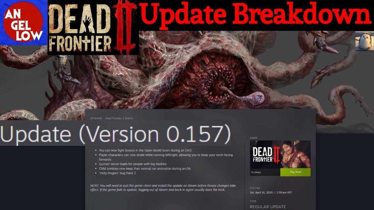 Dead Frontier 2: Breakdown of Update (Ver 0.157) and Short Rant at End ...