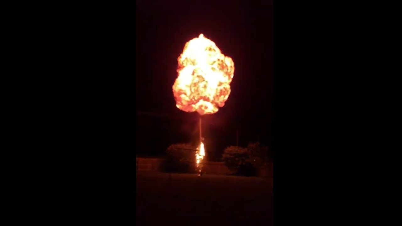 2 Gallon Gasoline Fireball - YouTube