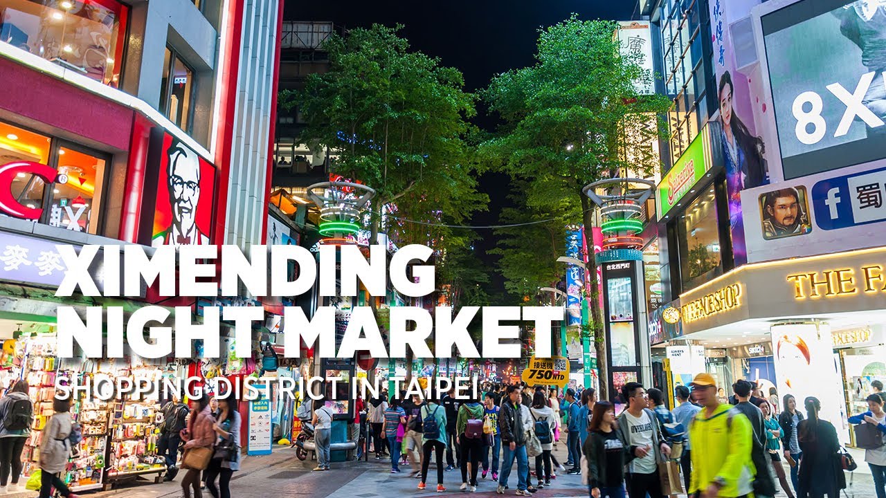 西門町 - Ximending Night Market, Taipei - Taiwan - YouTube