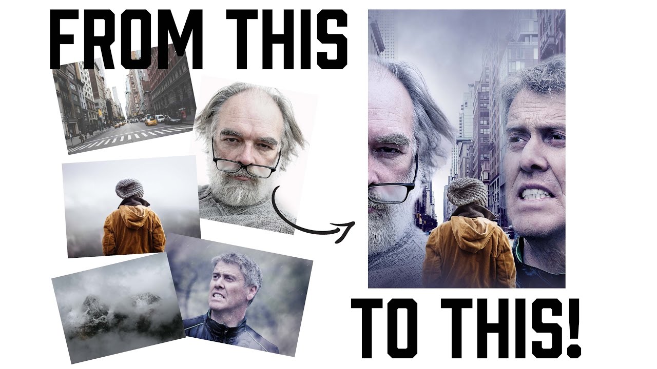 HOW TO: CREATE A MOVIE POSTER IN ADOBE PHOTOSHOP CC - PART 1 - YouTube