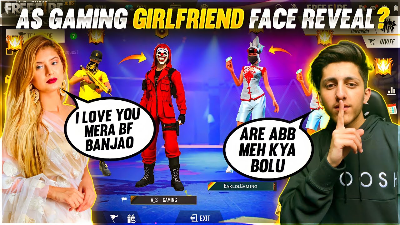 A_s Gaming Girlfriend Face Reveal? Girlfriend Prank On A_s Gaming 😂 ...