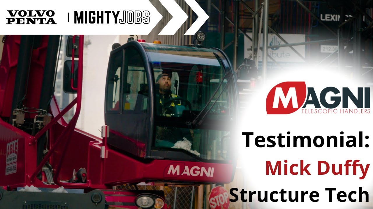 Volvo Penta /Mighty Jobs EP10/ Magni Telehandlers Working Downtown NYC ...